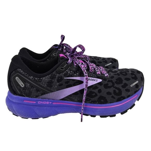 Brooks | Shoes | Brooks Ghost 4 Running Shoes Leopard Purple 85 | Poshmark